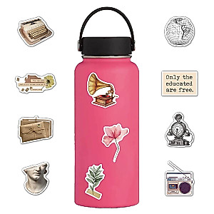 Maxleaf Old Times Vintage Stickers Scrapbook Supplies, Maxeaf 50PCS Nostalgia Retro Stickers for Planner Scrapbooking Laptops Art Journaling Gift Wrapping