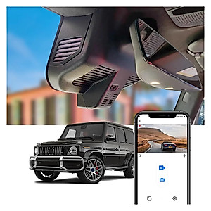 Fitcamx Car DVR Dashcam 4K Dash Cam Compatible with Mercedes Benz G Class G550 G400d 350d G63 2019 to 2023,G550 G500 G350d G63 2013 to 2018 (Color : G Class 2019 to 2023, Size : 4K Front Cam 64GB)