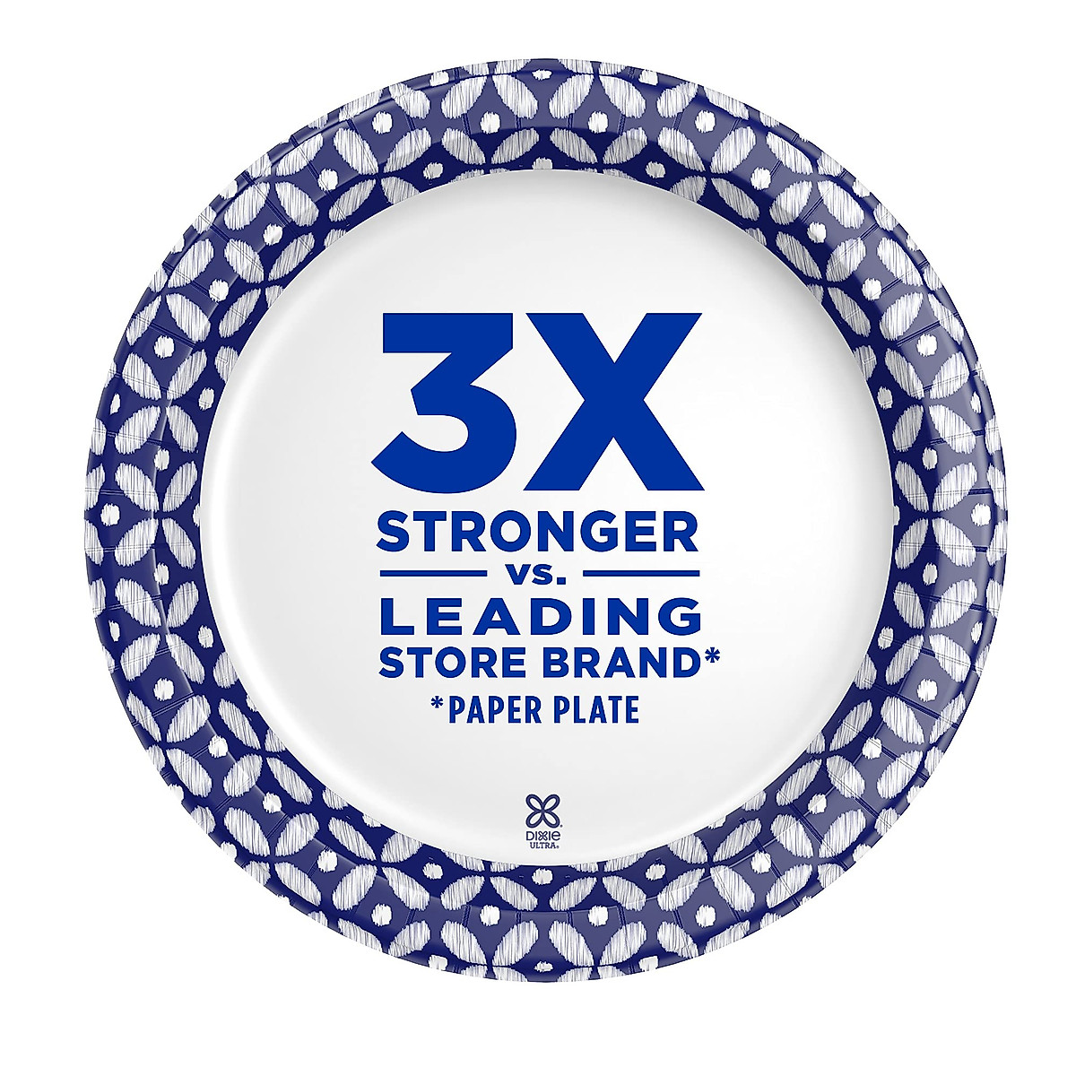 Dixie Ultra Disposable Paper Plates, 8 ½ inch, Lunch or Light Dinner Size Printed Disposable Plates, 300 count (10 Packs of 30 Plates), Packaging and Design May Vary