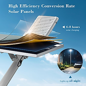 OKPRO 4-Pack Solar Light 200W, 6500K 30000LM LED Lights for Garage