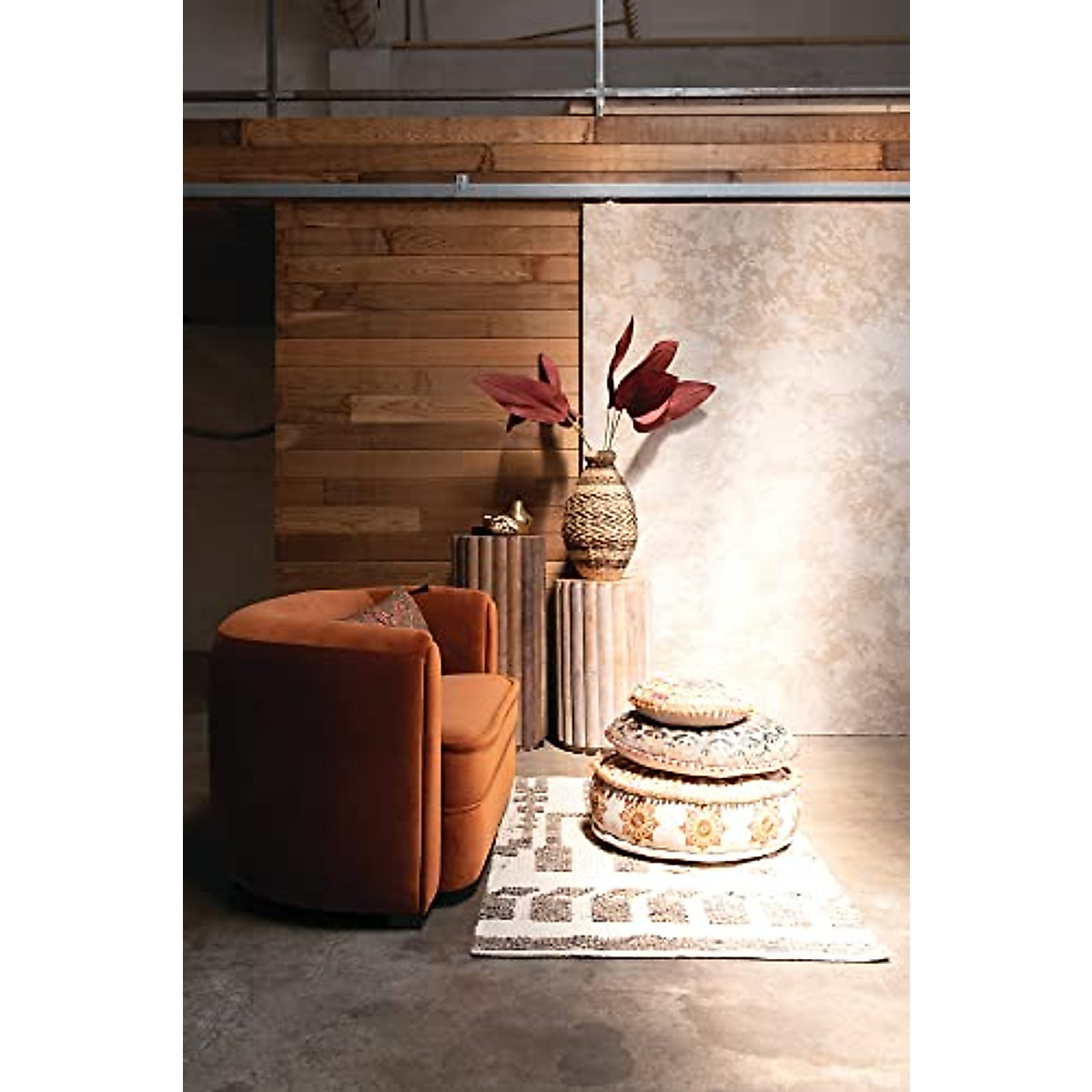 Creative Co-Op Hammered Metal Vase with Antique Finish