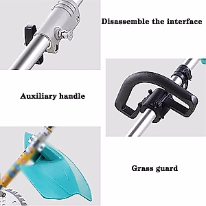 Handheld Grass Trimmer Cordless,Handheld Electric Lawn Mower, Rechargeable Small Household Weeder, 24V, 12AH/20AH/30AH Lithium Battery