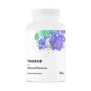 Thorne Advanced Nutrients - Multivitamin and Mineral Supplement with Nicotinamide Riboside - Foundational Support, Healthy Aging and Eye Health - Gluten-Free, Soy-Free - 240 Capsules - 30 Servings