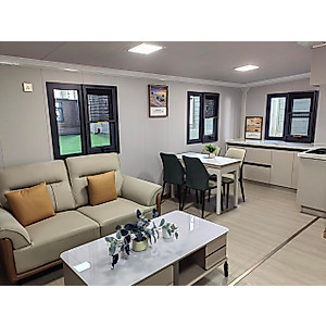 Almaro 40ft x 20ft Prefab Tiny Homes for Sale – Mobile Foldable Houses, Prefabricated Homes with Bathroom and Kitchen, Compact Living Solutions (40ft 2 Beds)