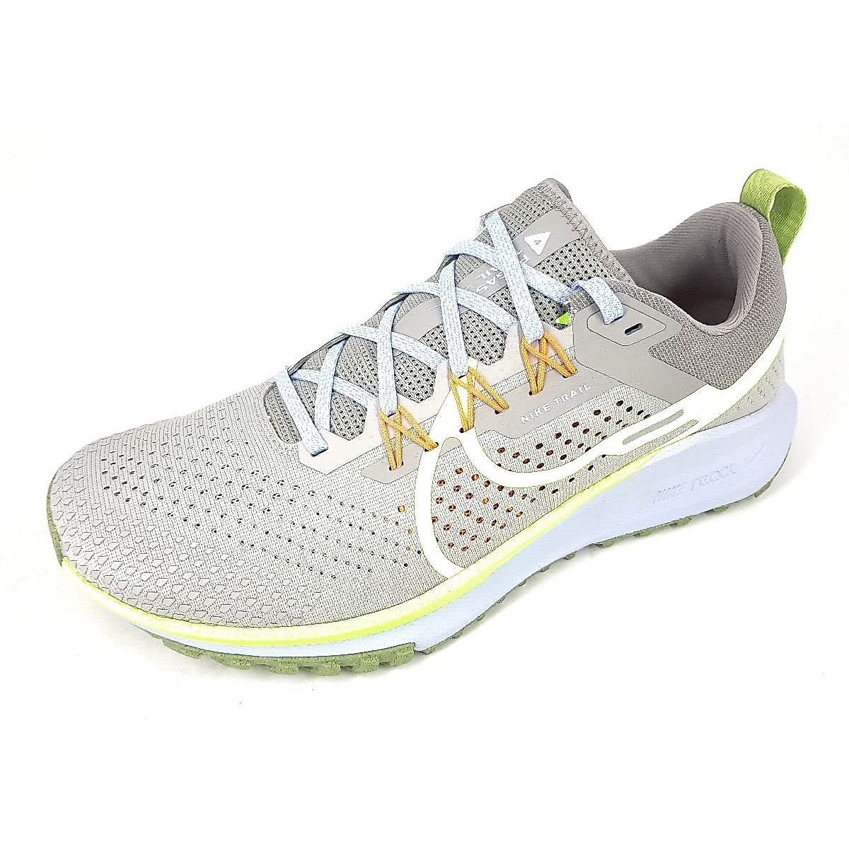 NIKE Men's Sneaker, Lt Iron Ore Volt Cobblestone, 13