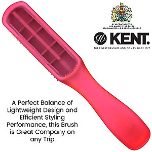 Kent Airhedz Glo Flat Hairbrush for Short Hair