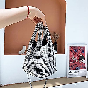 Denhuaki Handle Full Rhinestone Evening Clutch Bag for Women Shinny Bling crystal shoulder bag Purse Handbag Party Wedding Crossbody Bag