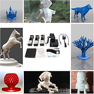 Mini 3D Printer, 100-240V Simple Operation Enhance Spatial Imagination FDM Mini 3D Printer Uniform Heating High for Kids for Home
