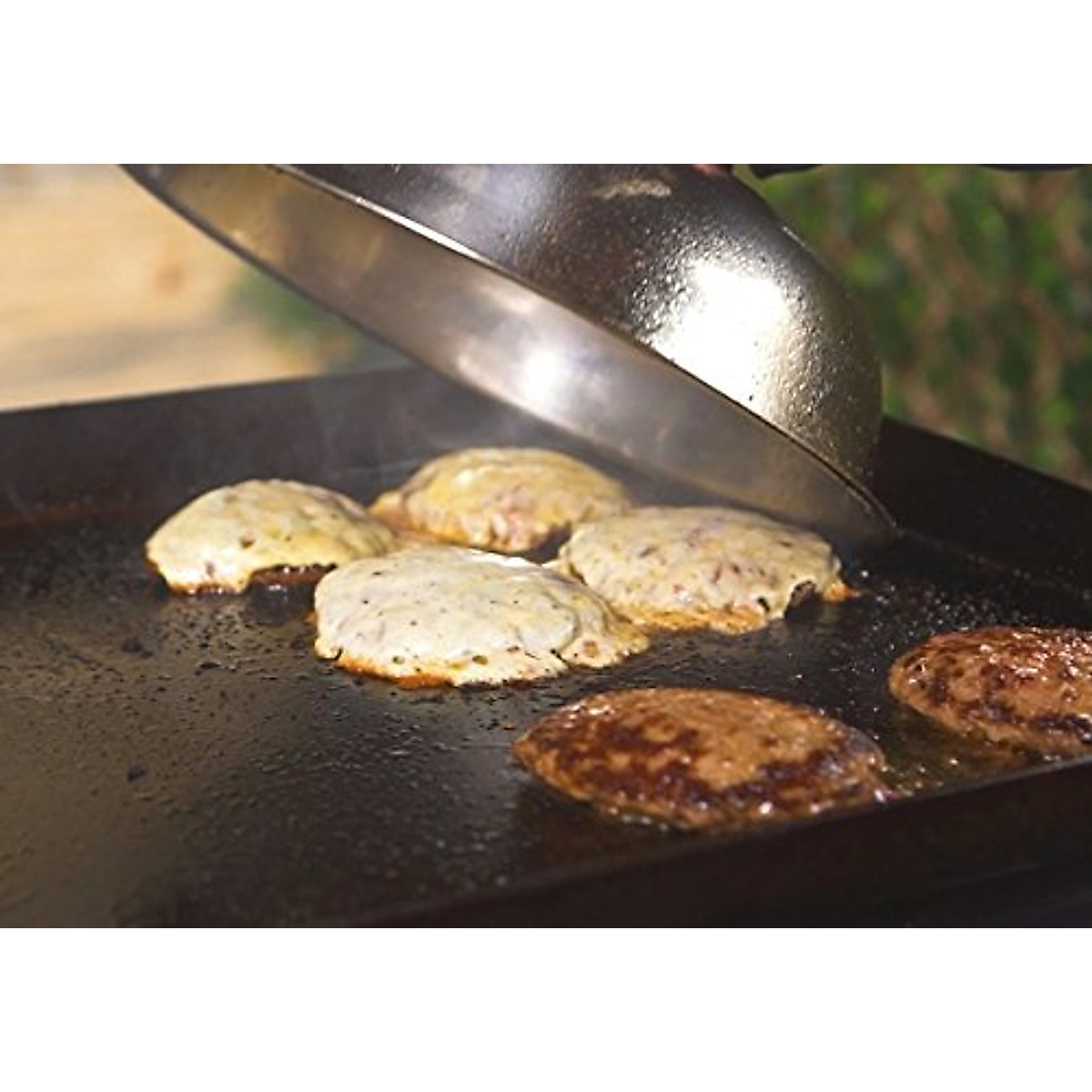 ZHOUWHJJ Pack of 2 BBQ Stainless Steel 12" Round Basting Cover/Cheese Melting Dome and Steaming Cover, Best for Flat Top Griddle Grill and other Grills, Smokers