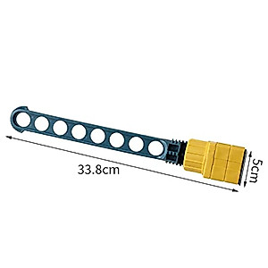 TravelReady Portable Drying Hanger Pole Strong Bearing Capacity and Lightweight Design for Easy Travel Compact and Convenient Clothes Drying(Gray)