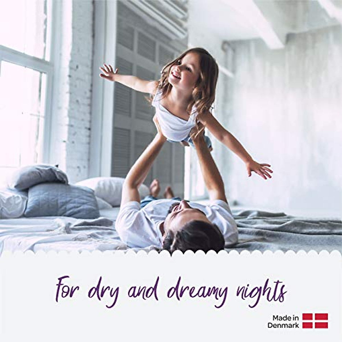 Bambo Nature Premium Dreamy Night Pants: Girls 4-7 years, 60 Count