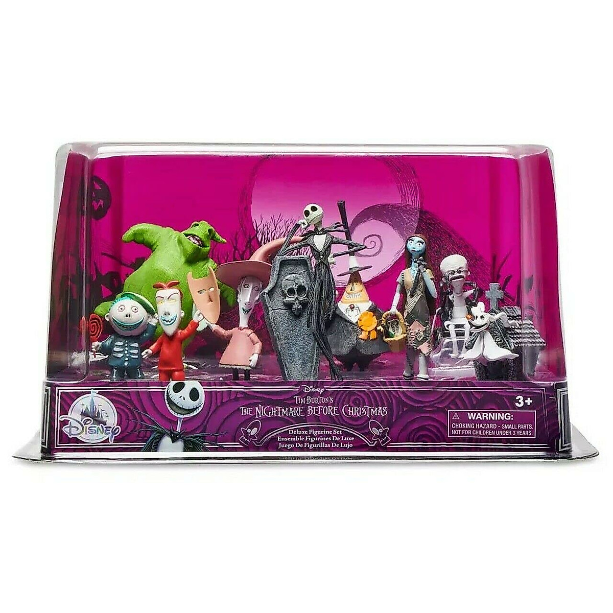 Nightmare Before Christmas Box 9 Pc PVC Figure Play Set Playset Figurine