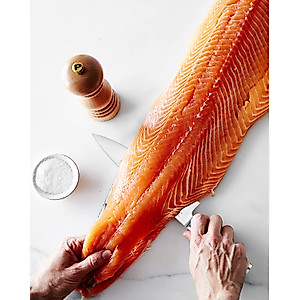 BRODARK Japanese Chef Knife, Damascus Chef Knife VG10 Steel Core 8 Inch with Olive Wood Handle, High Carbon Stainless Steel Kitchen Knife, Superb Edge Retention