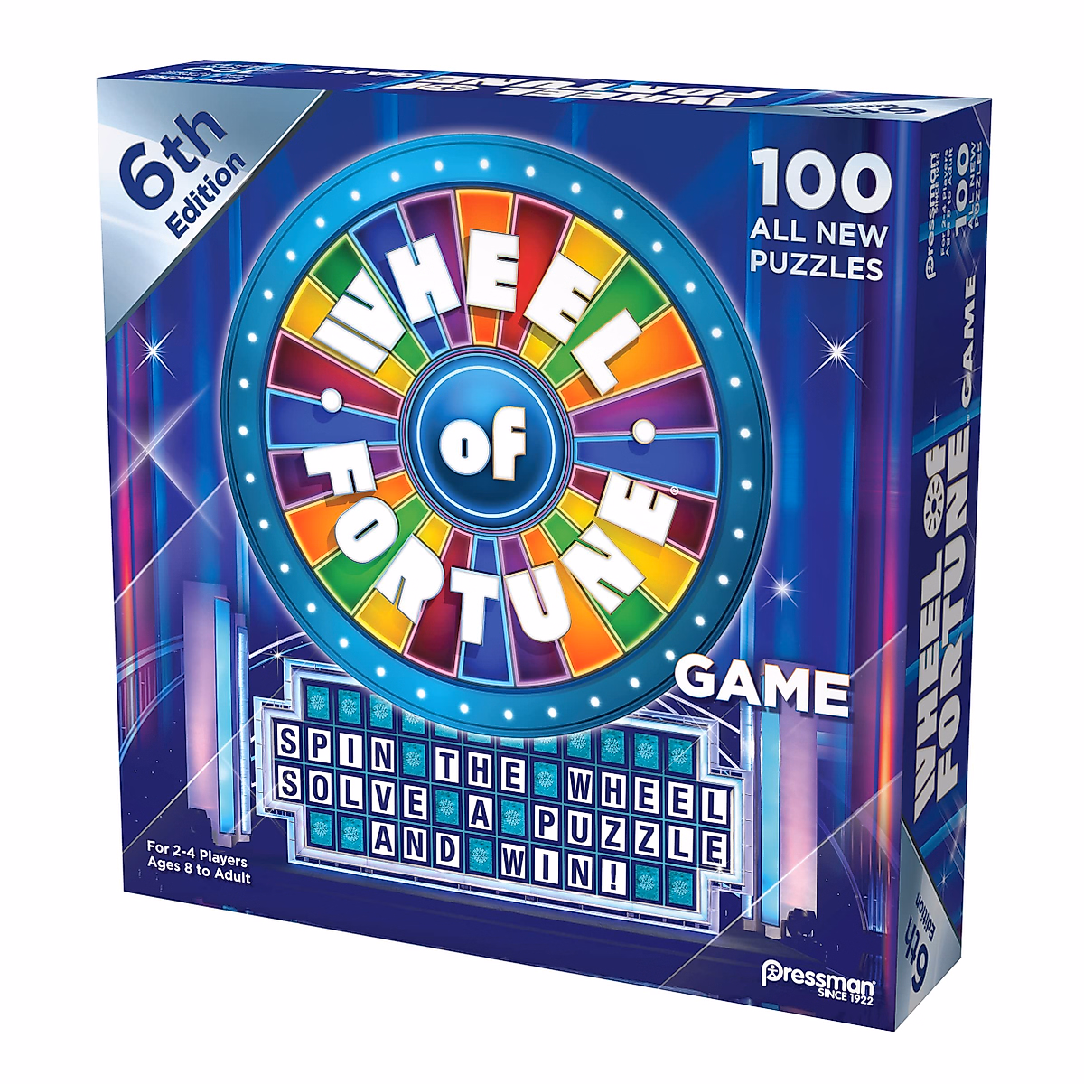 Wheel of Fortune Game: 6th Edition - Spin The Wheel, Solve A Puzzle, And Win by Pressman