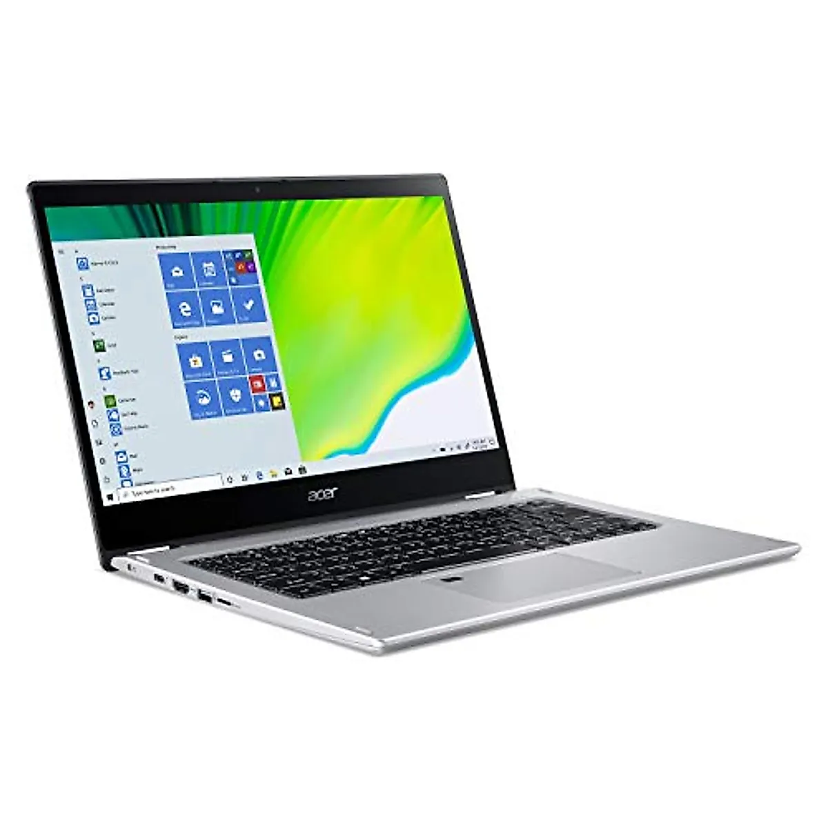 Acer Spin 3 Convertible Laptop, 14" Full HD IPS Touch,Intel Core i5-1035G1,a8GB LPDDR4,256GB NVMe SSD,WiFi 6, Backlit KB,Fingerprint Reader,Rechargeable Active Stylus,Win 10 Pro,SP314-54N-53BF,Silver