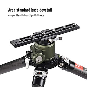 SUNWAYFOTO SMP-240 9.45 inch M-Lok Arca Rail Mount Adapter to Arca-Swiss Plate 240mm