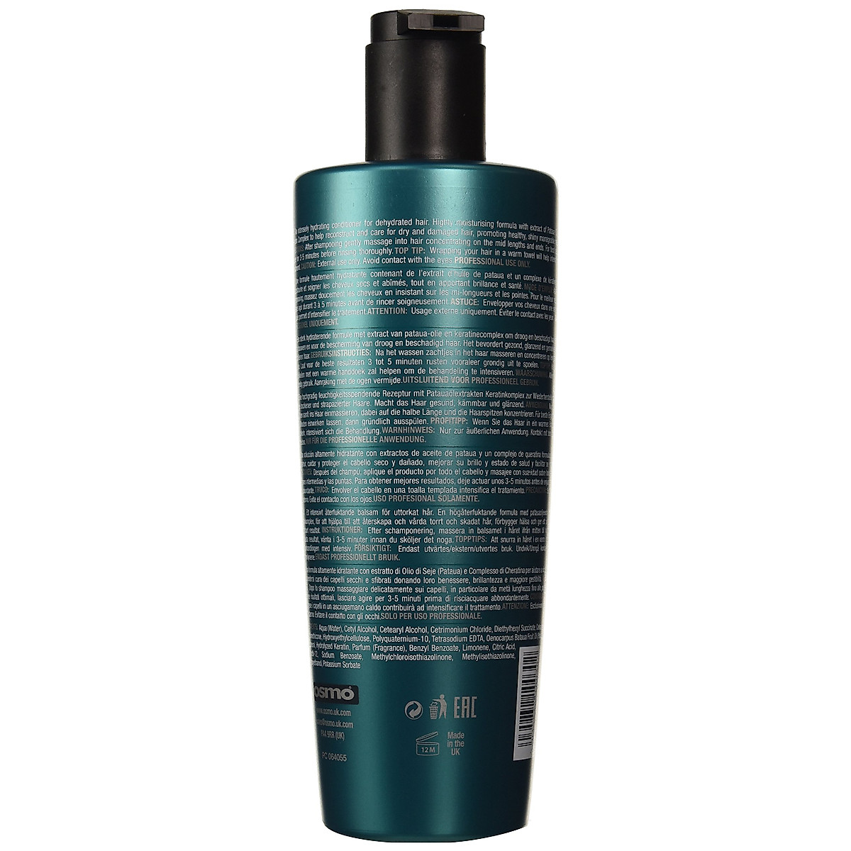 Osmo Deep Moisture Conditioner, Dry and Damaged Hair Formula, Large 1000ml (33.8 fl oz)…