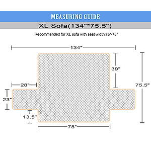 Ameritex Couch Sofa Slipcover 100% Waterproof Nonslip Quilted Furniture Protector Slipcover for Dogs, Children, Pets Sofa Slipcover Machine Washable (Green, 78")