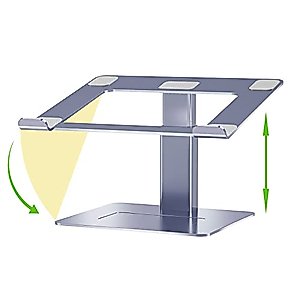 DEEDRR Adjustable Laptop Stand, Compatible with Laptops, Cameras, Projectors, Unique Latch for Quick Adjustment, Suitable for 13.3-15.6 Inch Computers