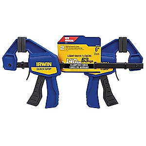 IRWINQUICK-GRIPOne-Handed Mini Bar Clamp 2 Pack, 6", 1964743