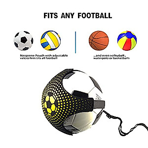 Soccer Training Equipment for Kids, Speed Agility Training Set, Agility Ladder 12 Rung 6M, Football Kick Trainer, 12 Disc Cones, Football Training Equipment Footwork Drills for Kids and Adults