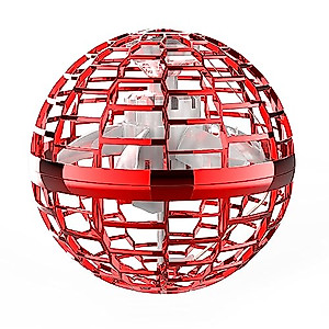 ATHLERIA Pro Hand Operated Drone with Magic Controller for Kids Adults - Hand Controlled Helicopter Flying Ball with 360° Rotating and RGB Lights - Mini Drone Interactive Toys Indoor Outdoor