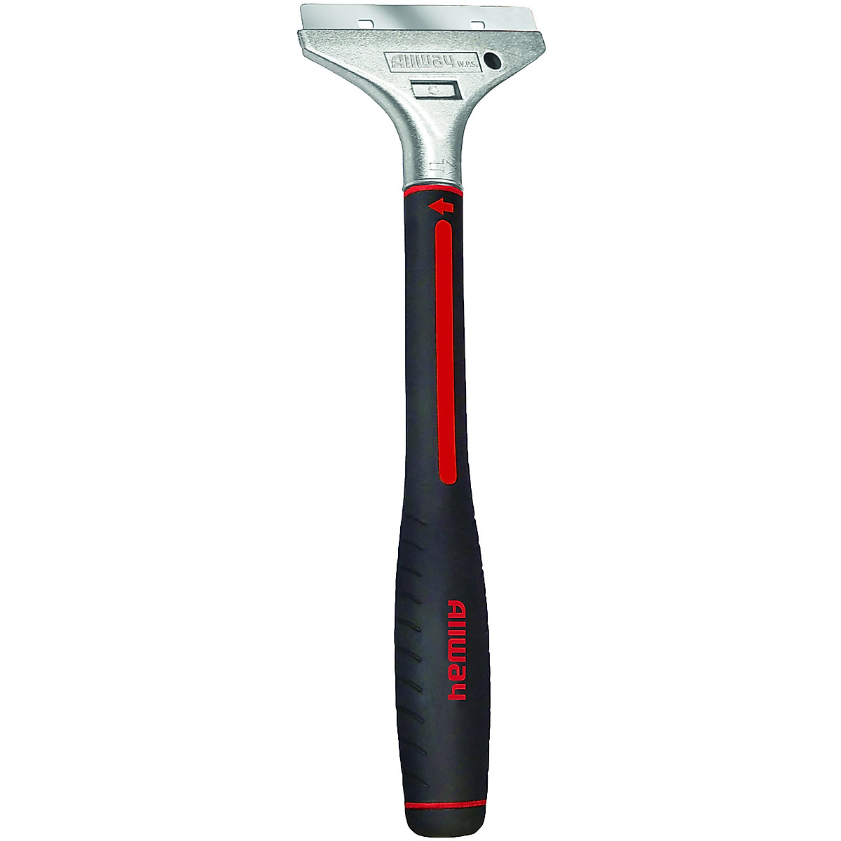 ALLWAY WPS Aluminum-Headed Multi-Purpose Wall Scraper and Stripper with 4" Blade and 12" Handle