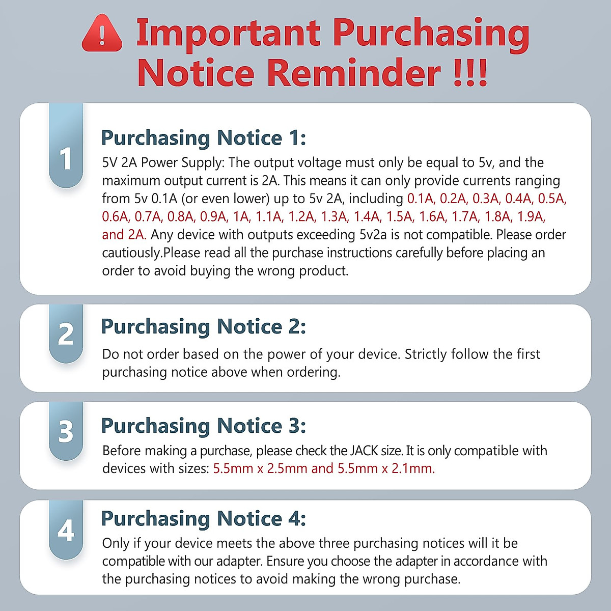 Waysse 5V 2A Power Adapter, 5V 2A Power Supply Adapter, 5V 2A AC Adapter 100V-240V AC Power Adapter Wall Charger for TV Box, Camera, Speaker,Router & More DC 5V Devices