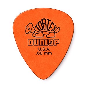 Dunlop Tortex Standard Guitar Picks .60 mm 1 Dozen