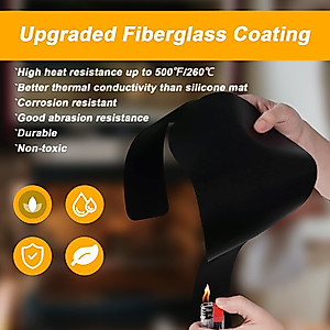 2pcs Sling Bread mat, Bread Mats for Baking Dutch Oven Black Bread Baking Sling Long Handles Bread Sling Non-Stick and Reusable Baking Tools and Supplies