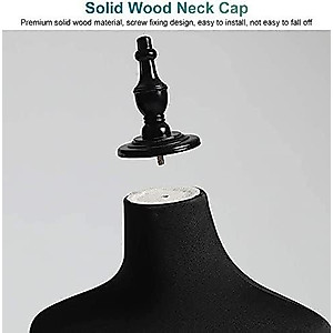 Tailors Dummy Mannequins Female Mannequin Dress Form Torso Female Mannequin with Wooden Stand, Adjustable Height Dress Form for Women's Clothing Dressform Mannequin