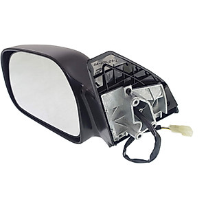 Kool Vue Left Power Door Mirror Compatible With Chevrolet Tracker 1999-2004 Paintable