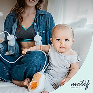 Motif Medical, Duo, Portable Double Electric Breast Pump, Easy, On-The-Go Pumping, Ideal for Travel Moms