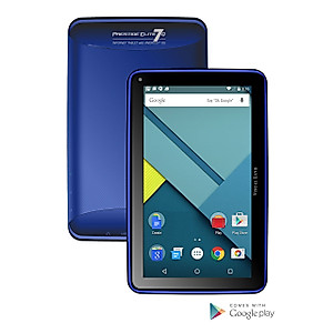 Visual Land Prestige Elite 7QL FamTab - 7" Quad Core 16GB Lollipop 5.0 Android Tablet with Bumper Case ( Royal Blue )