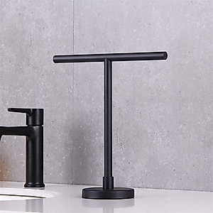 YTYZC Movable Free-Standing Hand Towel Holder Standing Tree Rack Bath Towel Stand Bathroom Vanities Countertop