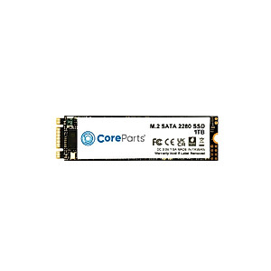 CoreParts M.2 SATA III 2280 1TB SSD M.2 SATA III 2280, MZ-N6E1T0BW, CT1000P1SSD8, 49364, W (1TB SSD M.2 SATA III 2280)