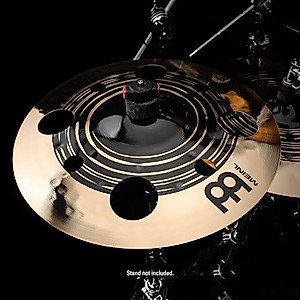 Meinl Cymbals Classics Custom Dual 12" Trash Splash Cymbal for Drum Set, Dark/Brilliant — Made in Germany — B12 Bronze, 2-Year Warranty, (CC12DUTRS)