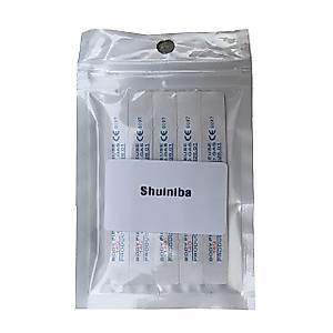 Shuiniba 14G 5 Pieces Body Ear Navel Nose Lip Nipple Piercing Needles