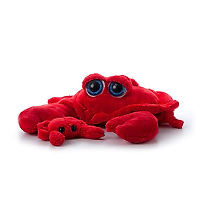 The Petting Zoo Mom and Baby Crab Stuffed Animal, Gifts for Kids, Pocketz Ocean Animals, Crab Plush Toy 14 inches