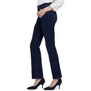NYDJ Women's Marilyn Straight Denim Jeans, Burbank Wash, 2
