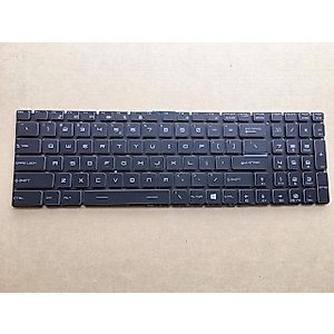 Original New for MSI GP65 Leopard 10SDK-433 15. 6" Gaming Laptop PER-Key RGB Keyboard Backlit Backlight