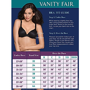 Vanity Fair Women's Body Shine Full Coverage Underwire Bra 75298, Rare Blue, 38B