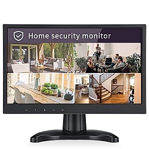 TOGARDFLY 15.6 inch CCTV Monitor, Portable Hdmi Monitor, 1080P Small Hdmi Monitor Screen with Speaker/AV/USB/VGA Port, Second External Display for Laptop,CCTV Monitor for Raspberry PI/Gaming/MacBook