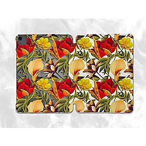 Kawaii Tropical Flower Plants case Compatible with iPad Mini Air Pro 7.9 8.3 9.7 10.2 10.9 11 12.9 inch Pattern Cover New 2022 2021 Trifold Stand 3 4 5 6 7 8 9 Generation 476 (11" Pro 1/2/3 gen)