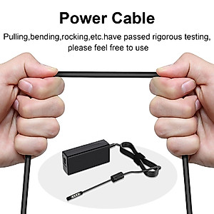 Surface Pro 1 Pro 2 Pro RT Charger, Surface Power Supply Adapter 43W 12V 3.58A Charger Power Cord fit Microsoft Surface Pro 1, Surface Pro 2, Surface RT, 1512 1536 1601 i5 i7 Tablet -Futurebatt