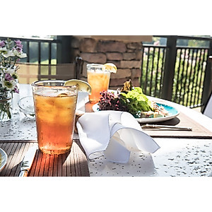 Fortessa Veranda Copolyester 19 Ounce Highball Outdoor Drinkware, Set of 12, Clear