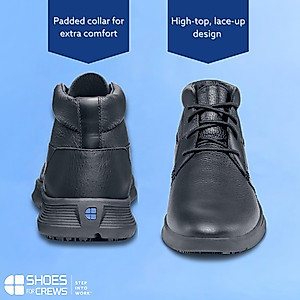 Shoes for Crews Men's Holden Sneaker, Black, 9.5