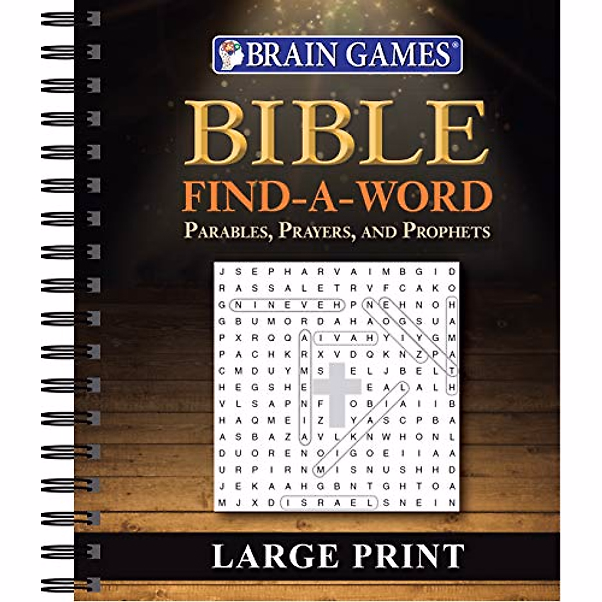 Brain Games - Bible Find a Word: Parables, Prayers, and Prophets - Large Print
