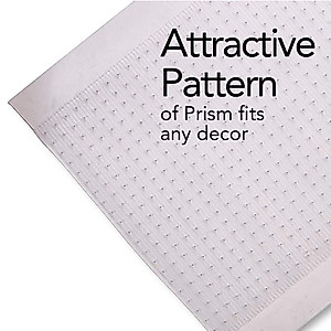 Resilia Premium Heavy Duty Floor Runner/Protector for Carpet Floors – Skid-Resistant, Clear, Plastic Vinyl, Clear Prism, 27 Inches x 12 Feet