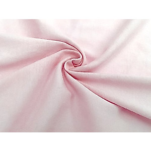 TL Care 100% Natural Cotton Value Jersey Knit Fitted Pack N Play Playard Sheet, Pink, Soft Breathable, for Girls